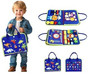 2Kids Toys Senzorická busy kniha Dinosauři 4