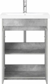 Sada koupelnového nábytku Betonově šedá 61 x 40 x 84,5 cm 3404277