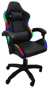 Křeslo pro hráče DS90122P černá/RGB