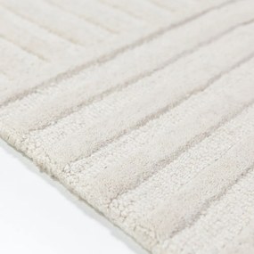 Slonovinový ručně tkaný vlněný koberec 200x290 cm Zen Garden – Flair Rugs