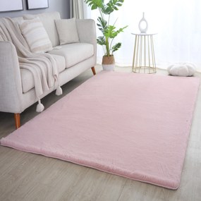 Ayyildiz, Běhoun Pouffy 5100 Rose, 80x250, růžová, obývací pokoj