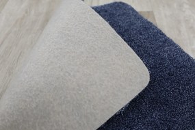 Spoltex, Metrážový koberec Elizabet 182 modrá, na míru, šíře 4m, modrá, filc, ložnice