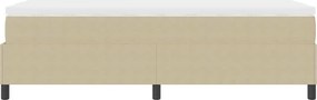 Postel s boxspringem Světle šedá a bílá 80 x 200 cm 3337436
