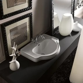 Kerasan, RETRO WC sedátko, Soft Close, bílá/chrom, 108901