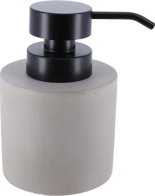 Dávkovač mýdla Signature, šedá/s černými prvky, 320 ml
