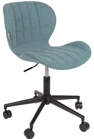 OnaDnes -20% Modrá látková konferenční židle ZUIVER OMG