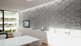 Betonový panel PB01 Hexagon