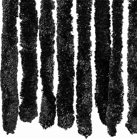 Závěs proti hmyzu antracitový 90 x 200 cm Chenille 315142
