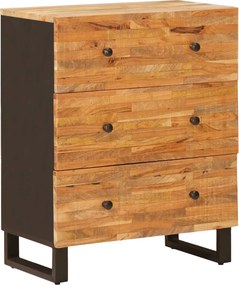 Servírovací skříň 3 ks 60 x 33 x 75 cm Masivní mangové dřevo 3310101