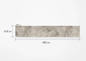 Samolepící bordura na zeď Hnědý Mramor | 5 m x 13.8 cm | DWB8455