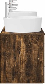 Sada koupelnových skříněk 3 ks Kouřový dub 62,5 x 44,5 x 50 cm 3405871