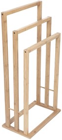 Mexen Bamboo, bambusový držák na ručníky 3řadý, přírodní bambusová, 701342-00