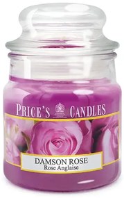 PRICE´S MINI svíčka ve skle Purpurová růže - hoření 30h