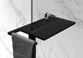 Hüppe Select+ polička černá SL2401123
