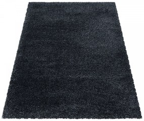 Ayyildiz, Kusový koberec Fluffy Shaggy 3500 anthrazit, 80x150, šedá, ložnice