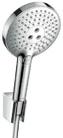 Hansgrohe Raindance Select E - Set sprchové hlavice 120, 3 proudy, držáku a hadice, chrom 26701000