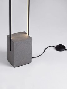 Černá LED stojací lampa (výška 161 cm) Lithos – Nova Luce