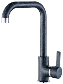 Laveo Lena, kuchyňská baterie stojící h-302, černá, LAV-BKU_765D