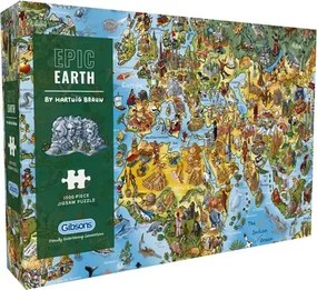 GIBSONS Puzzle Epická země / 1000 dílků / 68 x 49 cm
