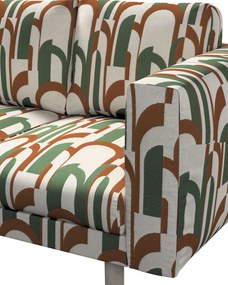 Potah na pohovku IKEA Norsborg 3-místná barva zelená látka pletený vzor, vzorované