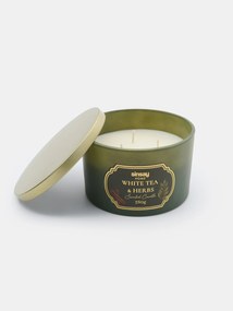 Sinsay - Vonná svíčka White Tea & Herbs - zelená