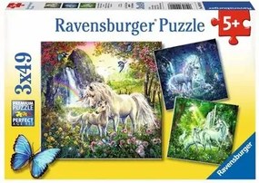 Ravensburger Krásní jednorožci / 3x49 dílků / od 5 let