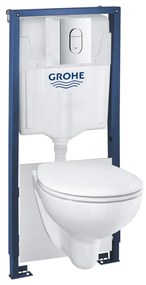 Cenově zvýhodněný závěsný WC set Grohe do lehkých stěn / předstěnová montáž+ WC Grohe Bau Ceramic G394180001