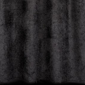 ZÁVĚS NA KROUŽCÍCH AGIS 2 140X250 CM ČERNÁ
