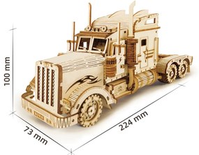 RoboTime 3D dřevěná skládačka Americký tahač