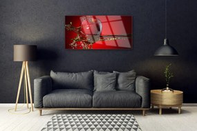 Obraz na skle Jablko Voda Kuchyně 125x50 cm