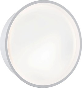 P 94697 LED venkovní nástěnné svítidlo Platomo IP44 kruhové 180mm 3000K 14,5W 230V bílá umělá hmota - PAULMANN
