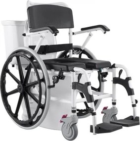 Sprchový invalidní vozík 44,5 cm koupelnový z Al slitiny pro tělesně postižené