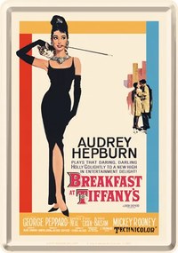 Postershop Plechová pohlednice - Breakfast at Tiffany's