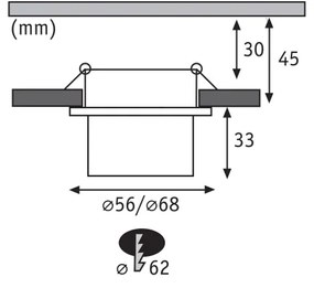 Paulmann 93383 - SADA 3xLED/6W IP44 Stmívatelné koupelnové svítidlo GIL 230V