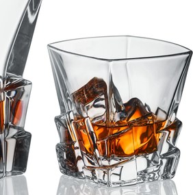 Bohemia Jihlava křišťálový whisky set Crack 1+6