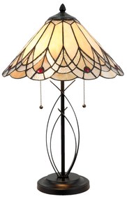 Stolní lampa Tiffany Peaceful - 40*60 cm 2x E27/60W