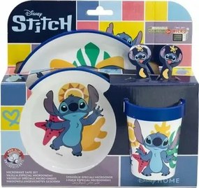 STOR Dětská jídelní sada 5v1 Stitch