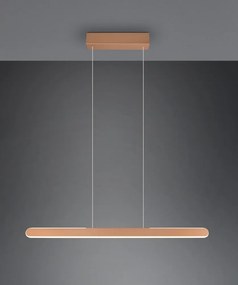 Hnědé LED závěsné svítidlo Helios – Trio