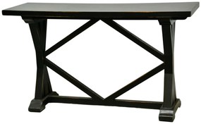 Bramble Furniture Konzolový stolek Riverwalk, černá patina