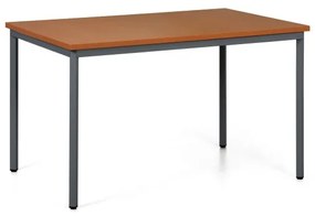 Jídelní stůl TRIVIA, tmavě šedá konstrukce, 1200 x 800 mm, třešeň
