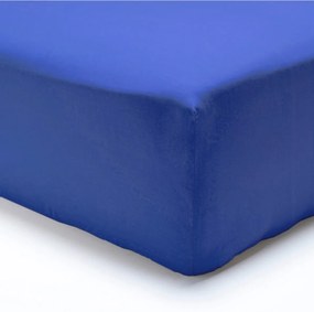 Polášek Jersey prostěradlo na vysokou matraci (až 30cm), 140x200cm, na dvoulůžko modré