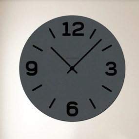 dřevo života Nástěnné hodiny CLASSIC Zvolte barvu dekoru: Antracitová, Zvolte velikost hodin (cm): 50x50