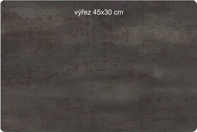 Li-Go "Tři duby" světelný obraz 230V 120x60cm provedení povrchu: černá s patinou
