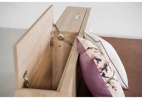 AHORN Jednolůžková postel Tropea s úložným boxem za hlavou ROZMĚR: 100 x 200 cm
