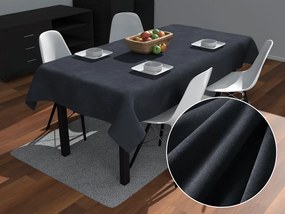 Biante Sametový obdélníkový ubrus Velvet Premium SVP-004 Antracitově šedý 100x140 cm