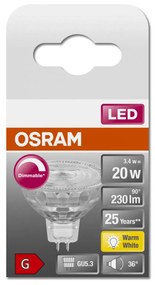 OSRAM LED reflektor GU5,3 3,4W 927 36° 12V dim