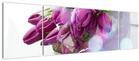Obraz - kytice tulipánů (170x50 cm)