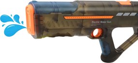 LEAN Toys Elektrická vodní pistole nabíjecí průhledná černá 55 cm