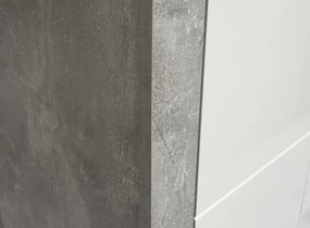 Komoda Stone 152 cm, beton/bílá