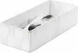 Compactor TEX - košík L bílá / Úložný organizér do zásuvky / 30 x 12 x